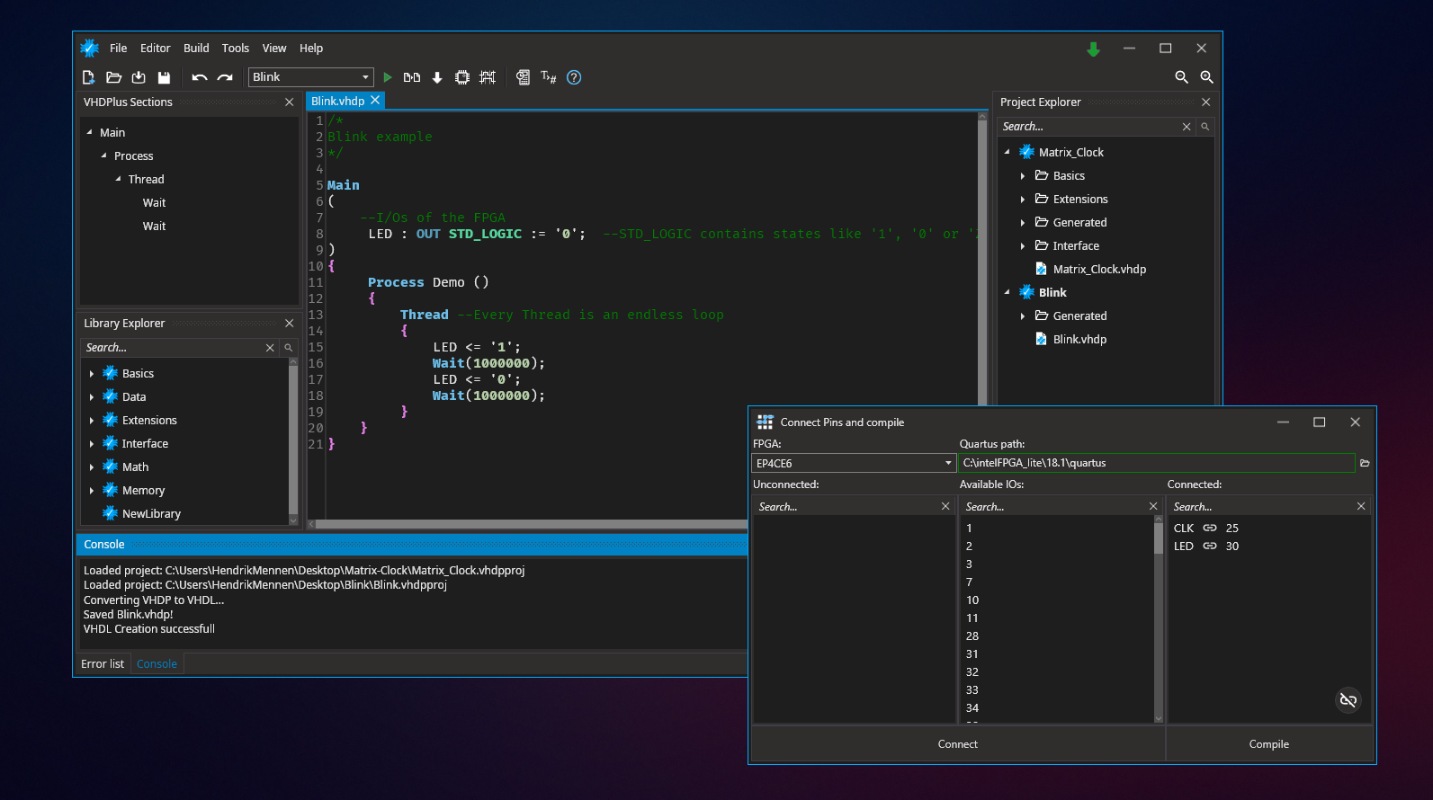 IDE Progress update